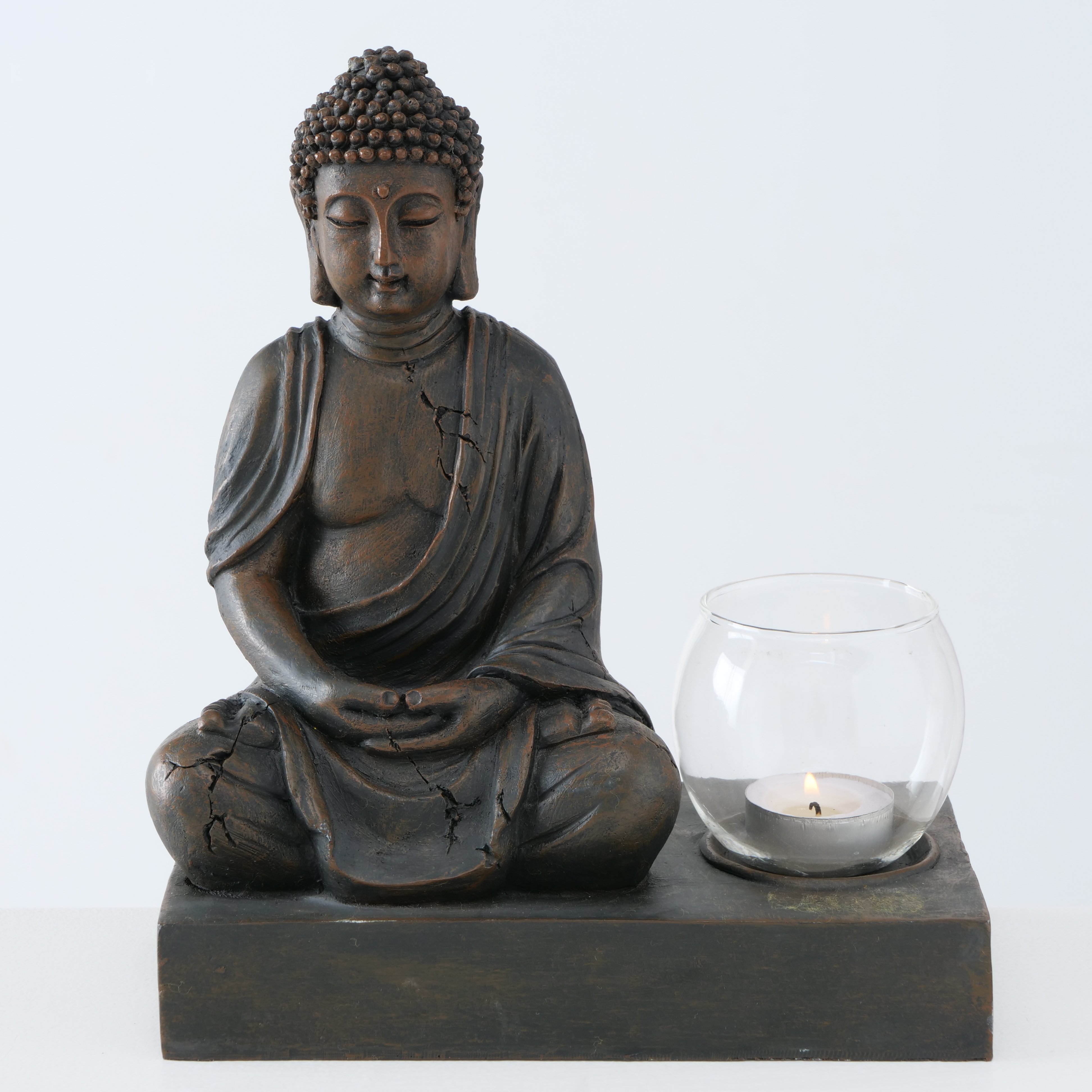 Boltze Dekorativní svícen Buddha 1 ks - 2851400 - darekvakci.cz