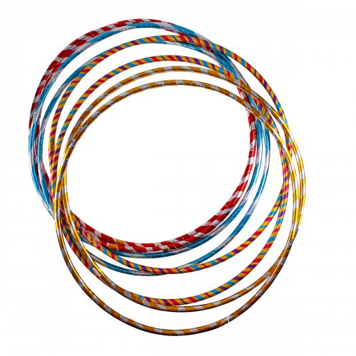 Lex Hula hoop obruč 70 cm pruhovaná - YW52457 - darcekvakcii.sk