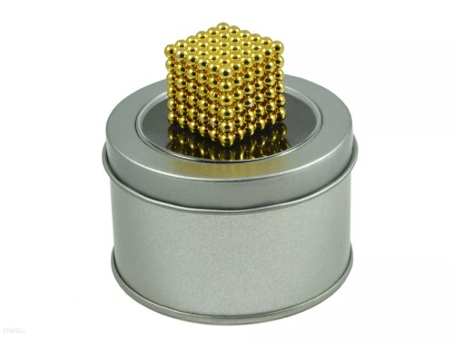 NeoCube 3 mm zlatá BOX - KX7945 - Priceorcan.cz